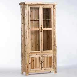 Rustic, Modern, and Natural Wood Gun Cabinets