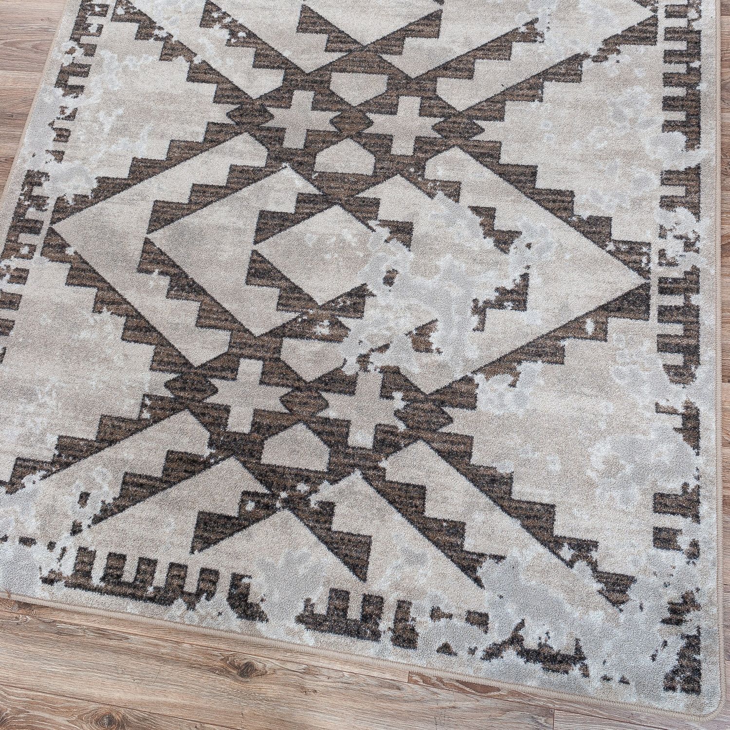 Rustic Southwestern Distressed Fresco Rugs